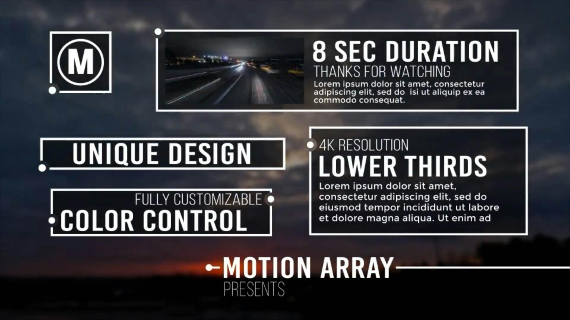 Modern Lower Thirds video templates | Artlist
