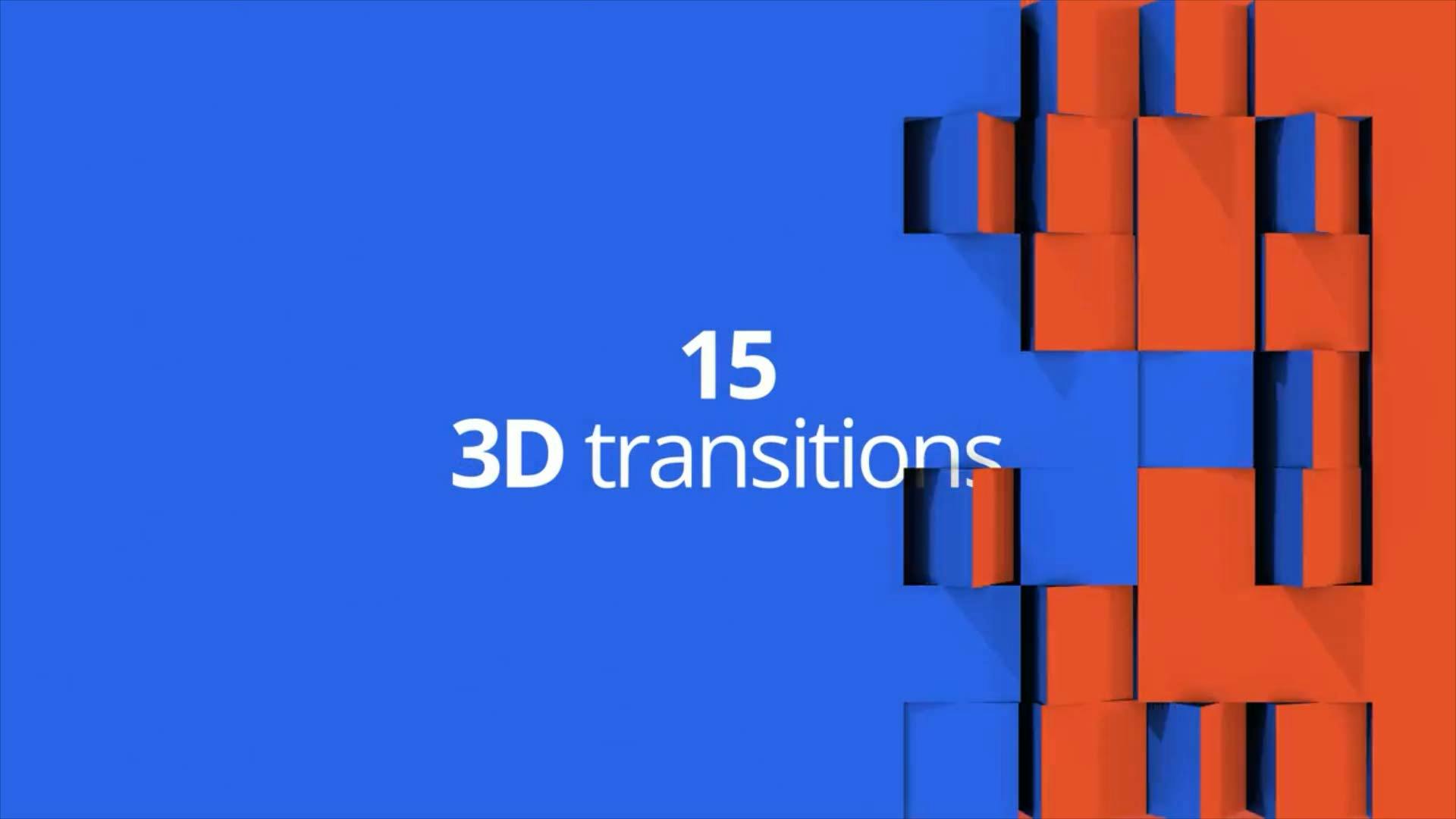 3D Transitions video templates | Artlist