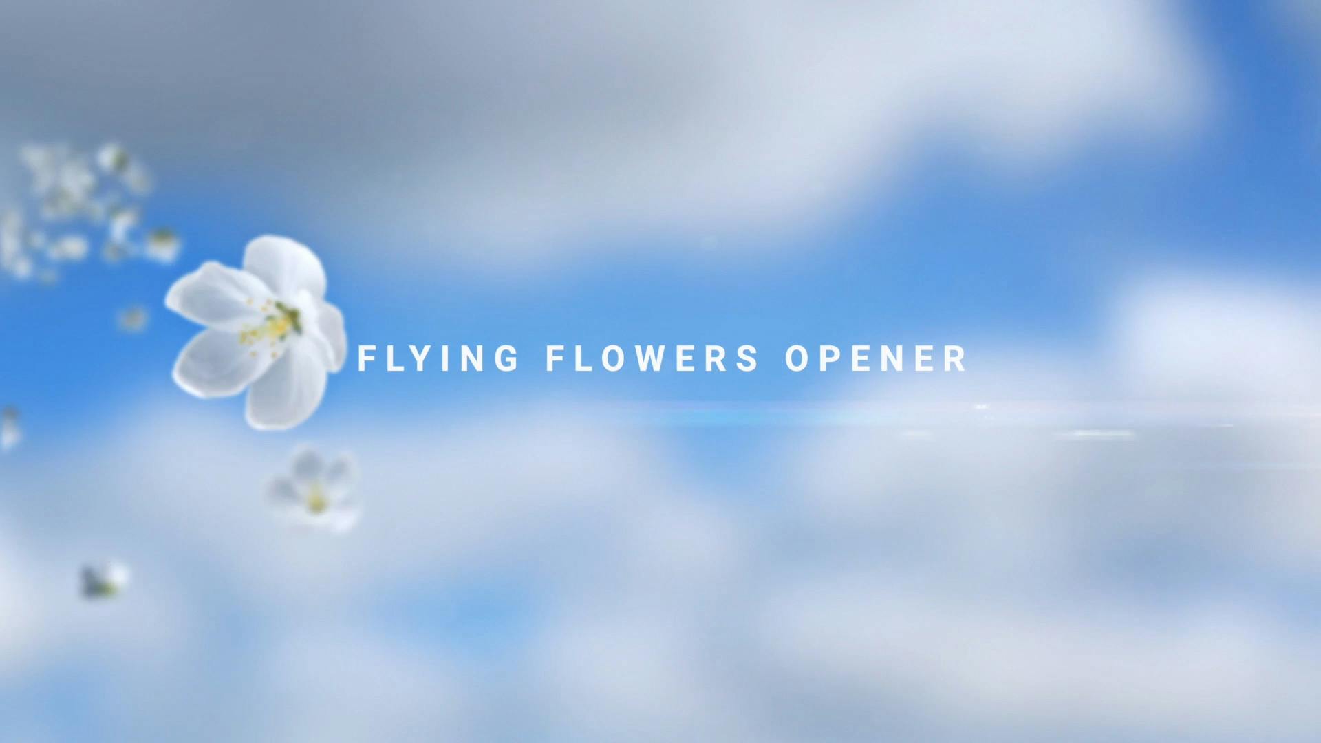 Flying Flowers Opener video templates | Artlist