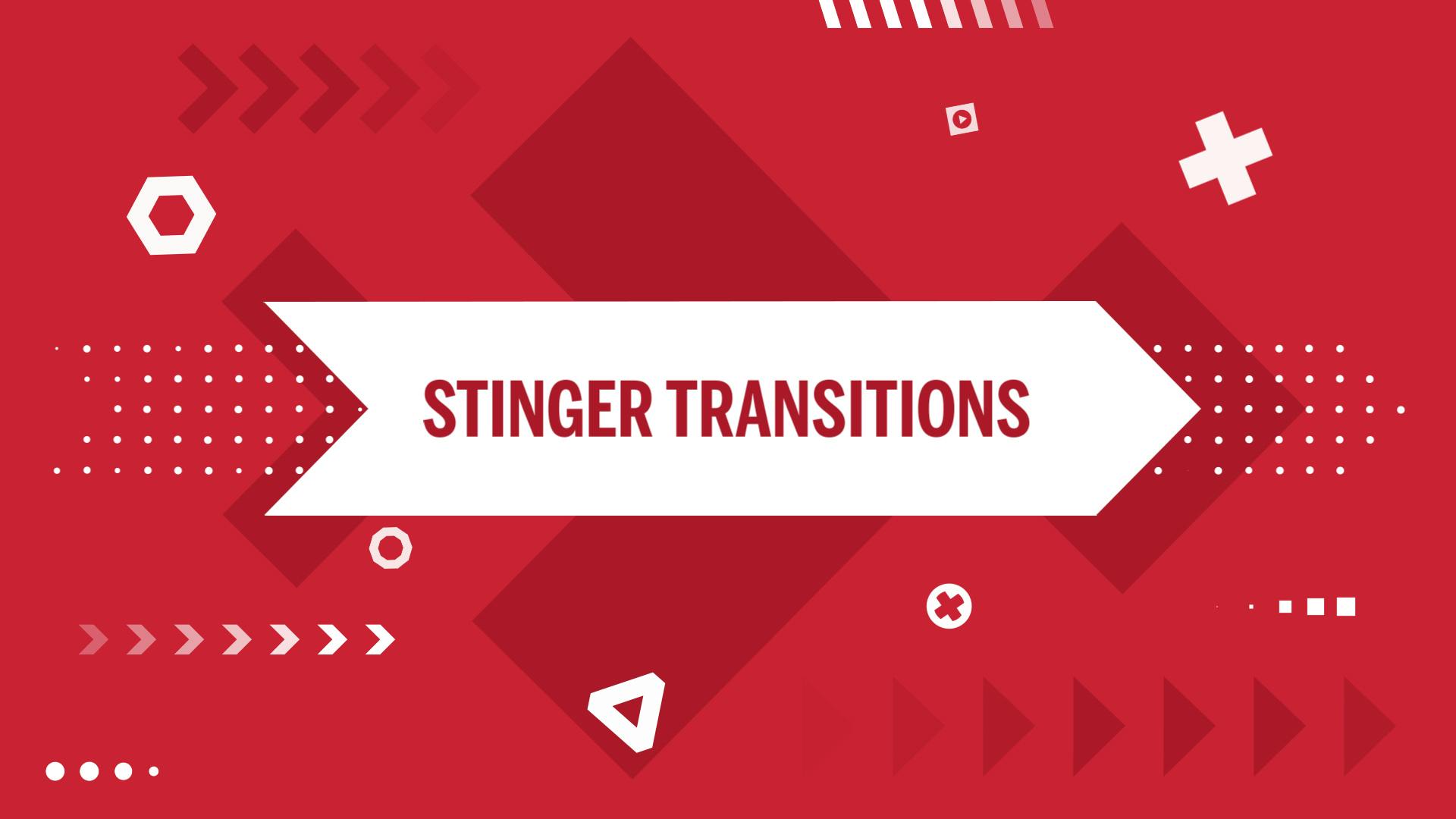 Stinger Transitions video templates | Artlist