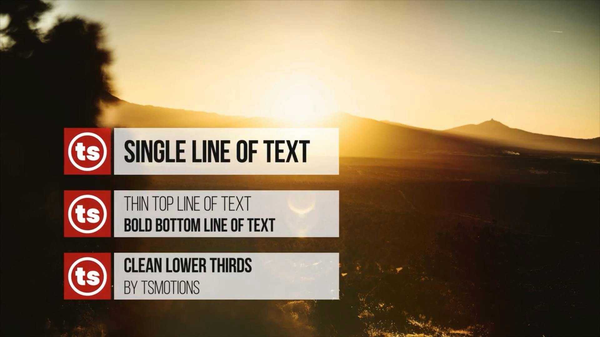 Clean Lower Thirds video templates | Artlist