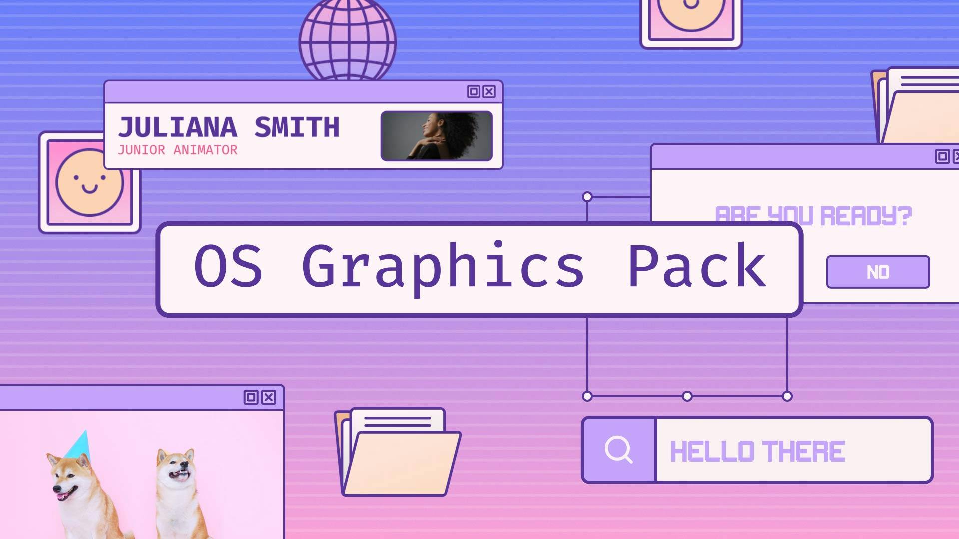OS Graphics Pack video templates | Artlist
