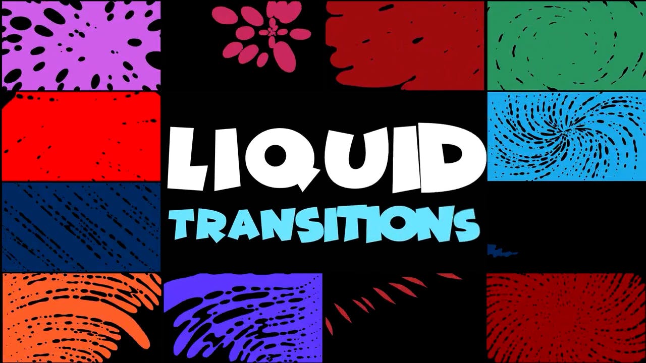 Versatile Liquid Transitions video templates | Artlist