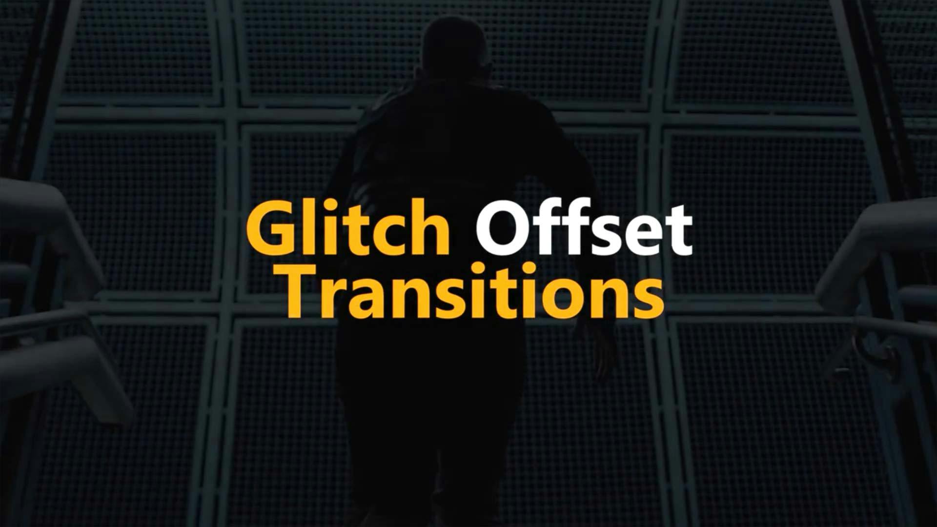 Glitch Offset Transitions video templates | Artlist