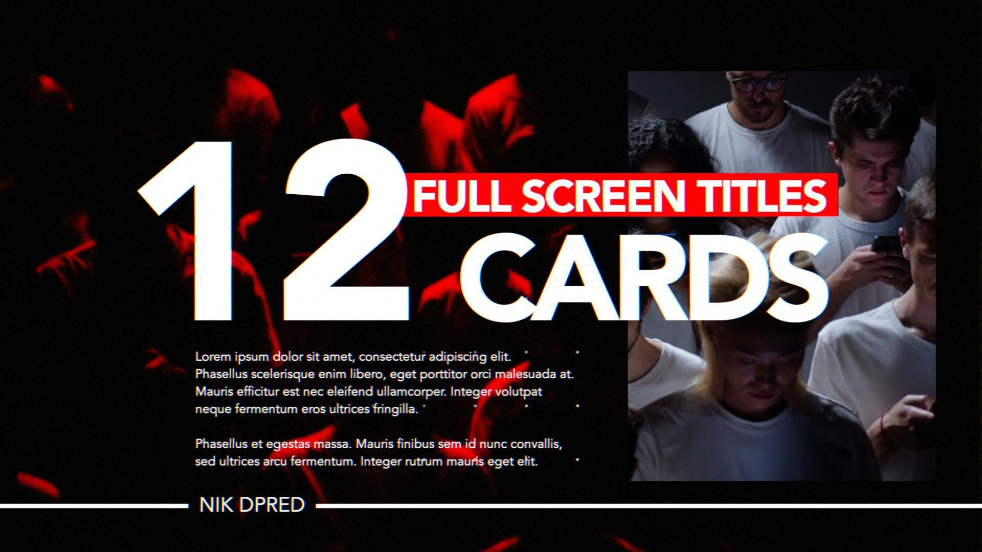 12 Cards video templates | Artlist