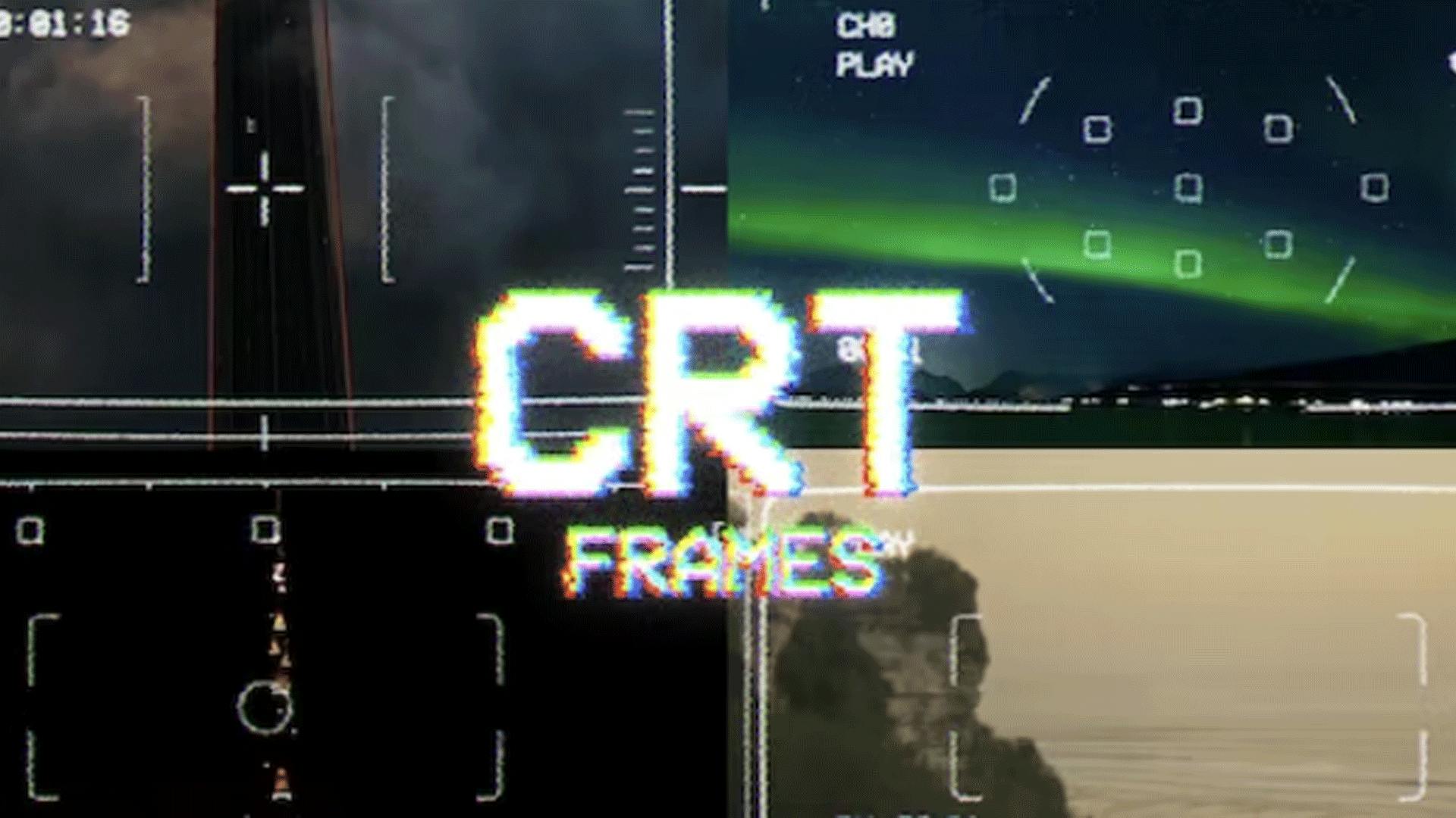 CRT Frames video templates | Artlist