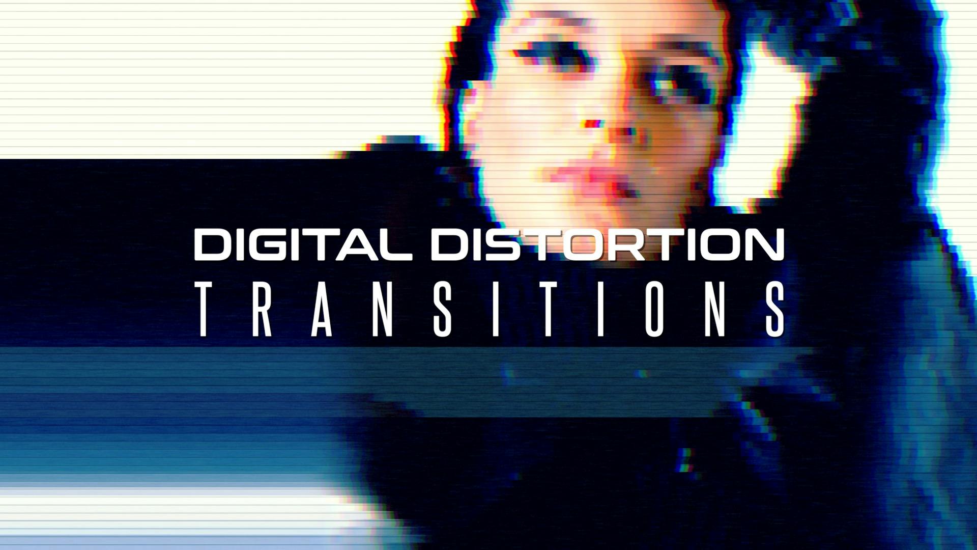 Digital Distortion Transitions video templates | Artlist