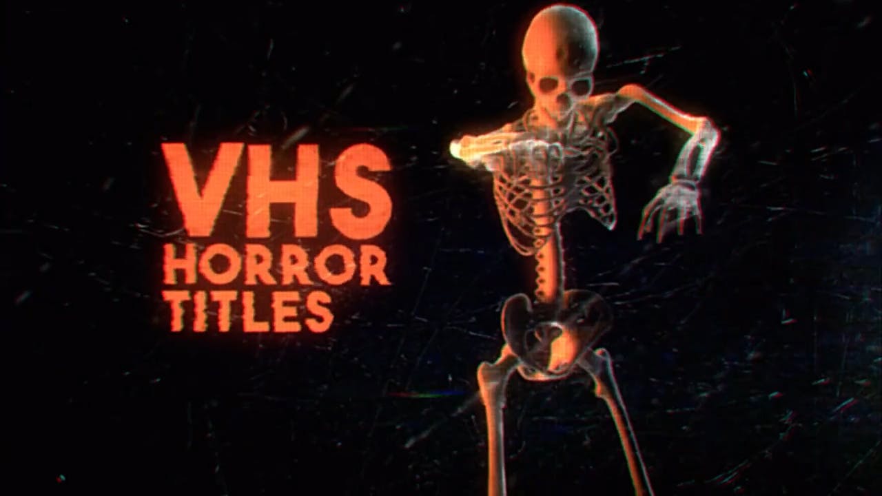VHS Horror Titles & Logo video templates | Artlist