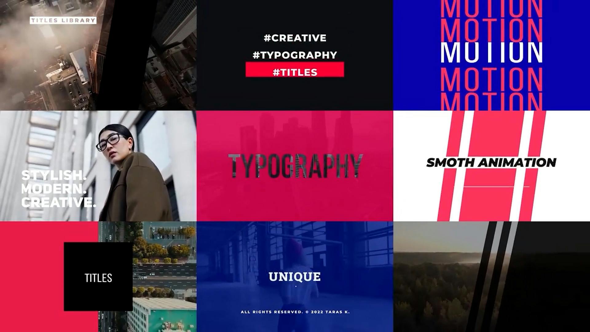 Typography Video Templates Artlist