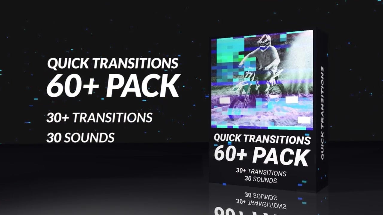 Quick Transitions Pack video templates | Artlist