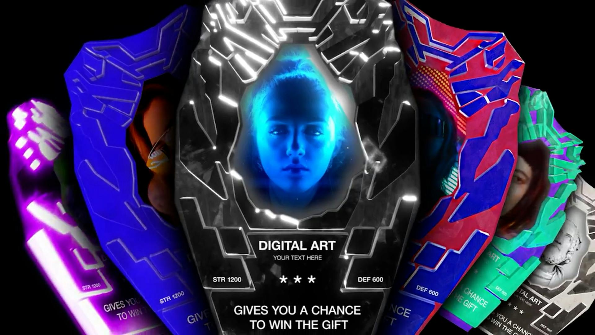 NFT Digital Collection video templates | Artlist