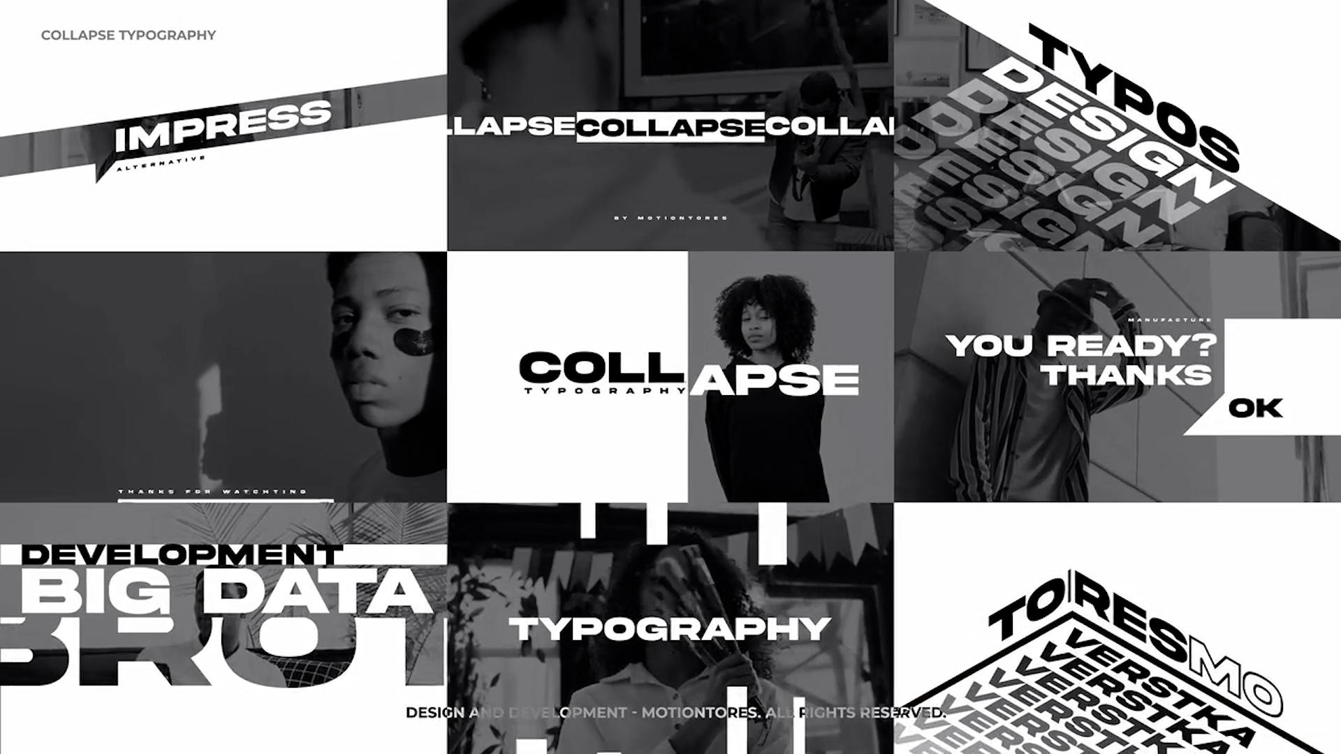 Massive Titles Typography video templates | Artlist