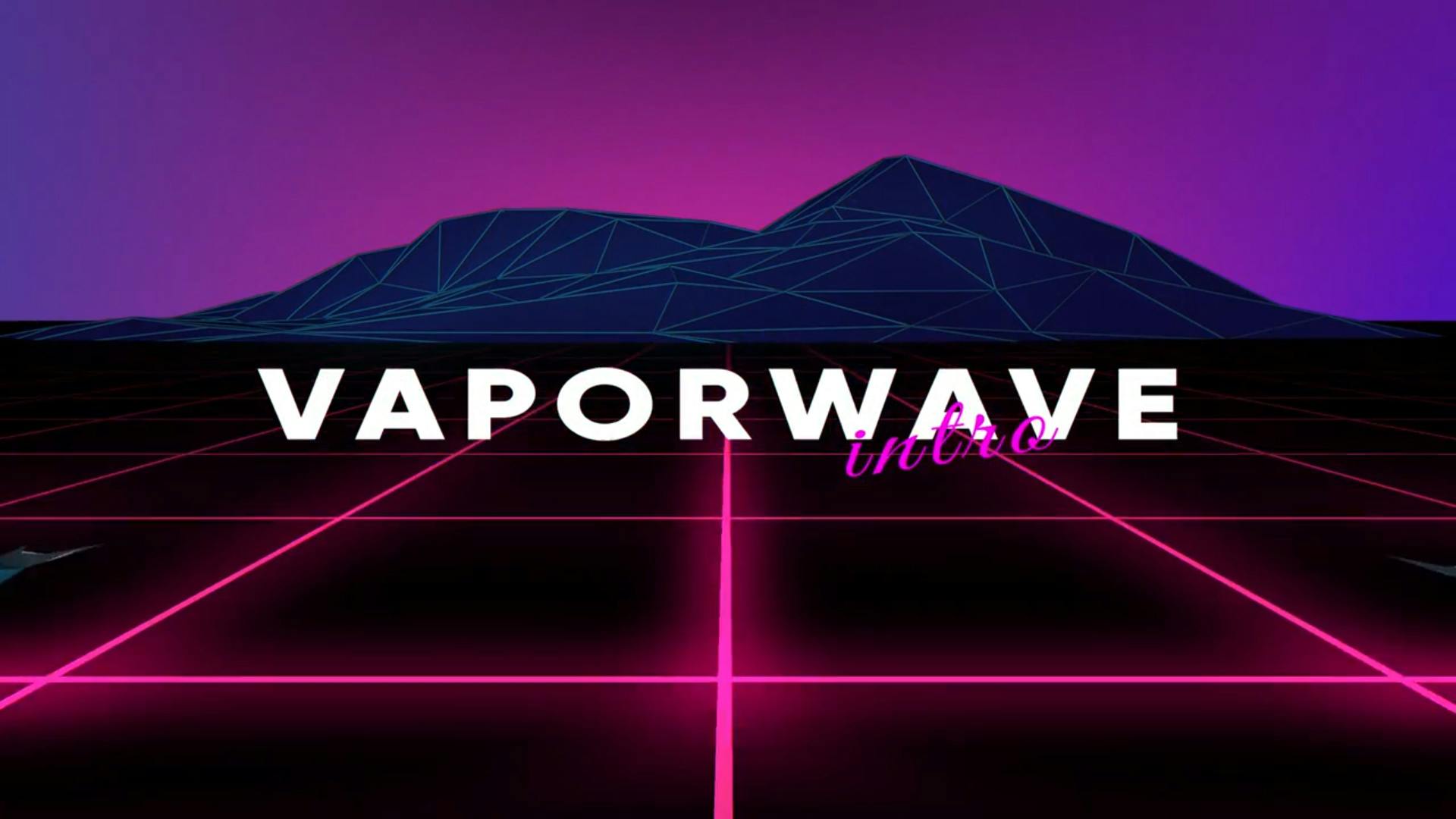 Vaporwave Intro video templates | Artlist