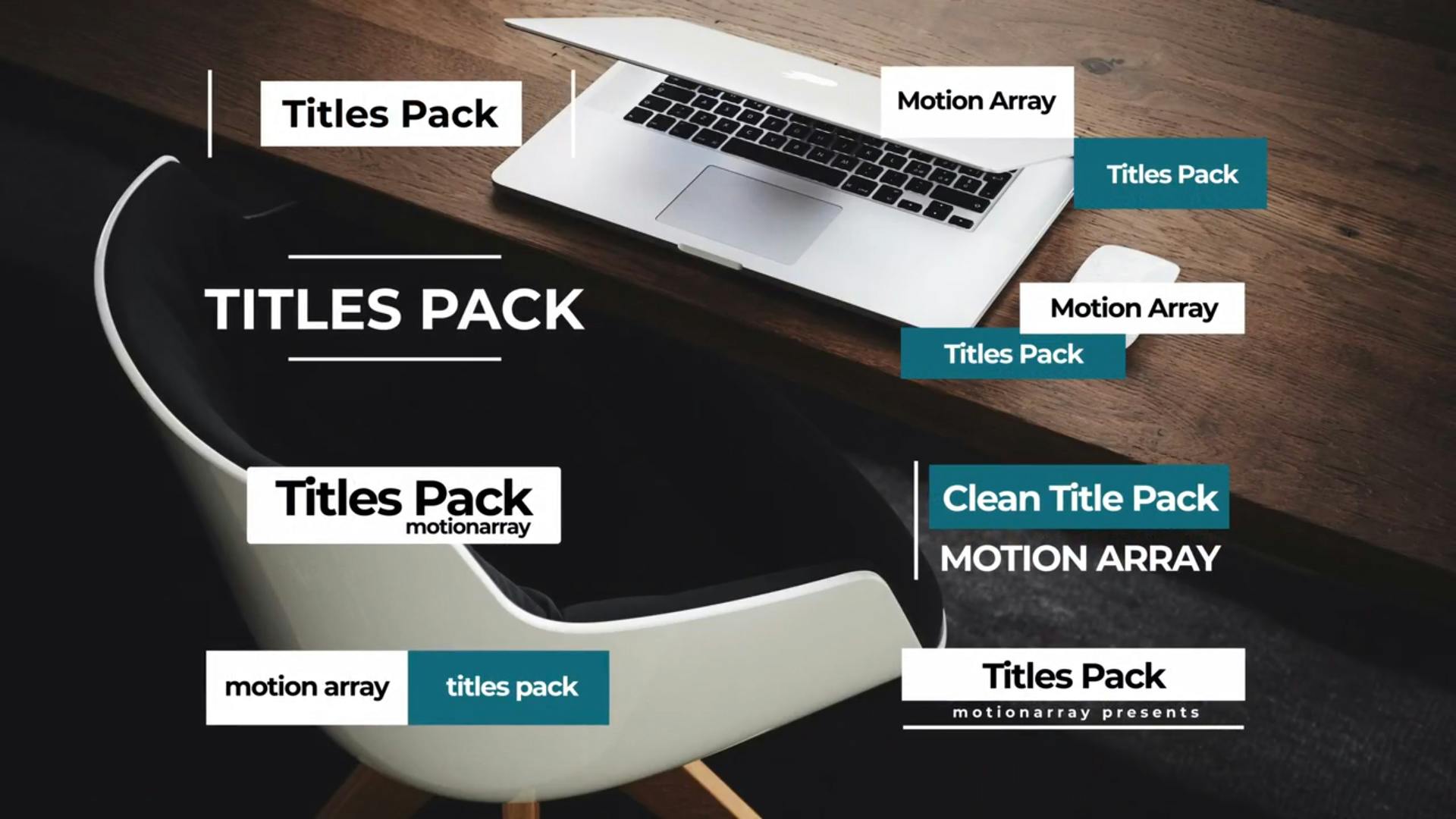 Clean Titles Pack video templates | Artlist
