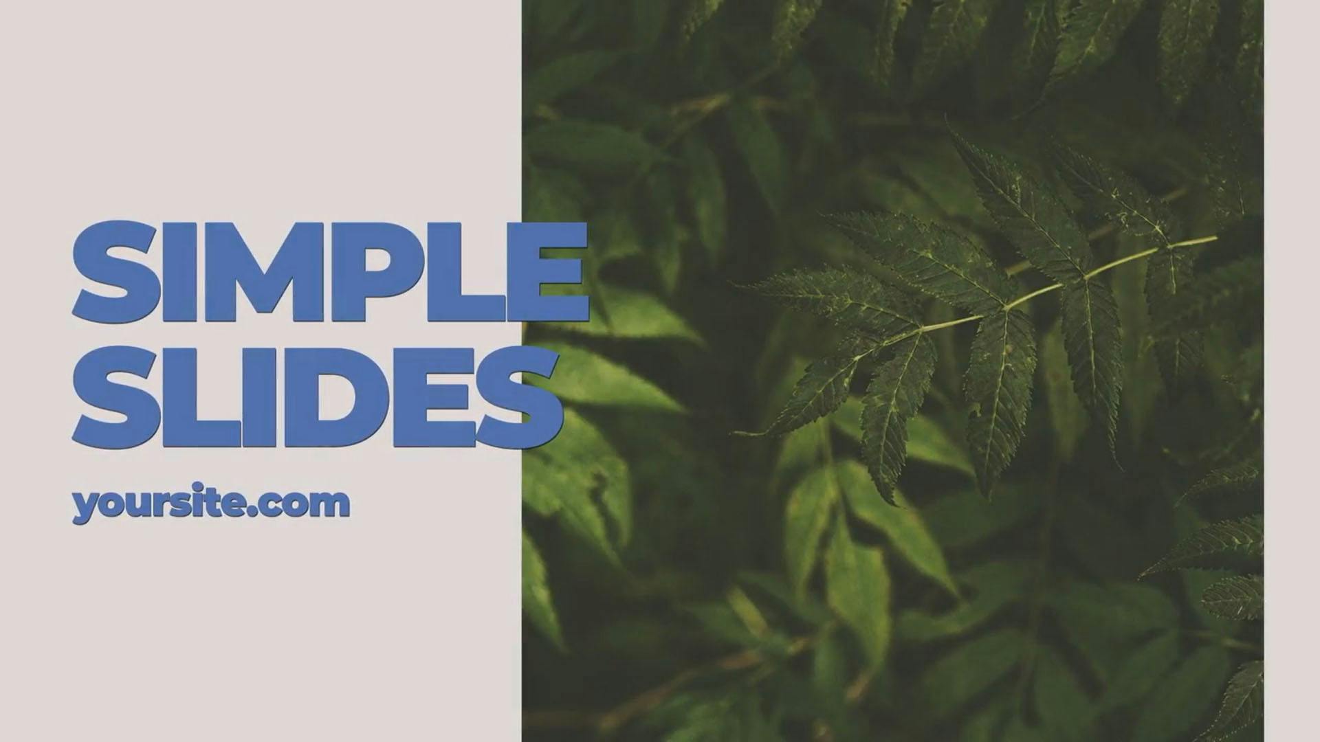 Professional Simple Slideshow video templates | Artlist