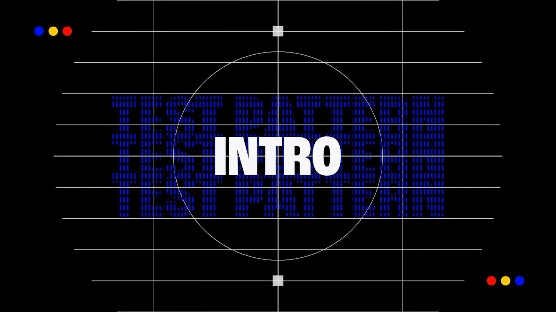 Test Pattern Kinetic Intro video templates | Artlist