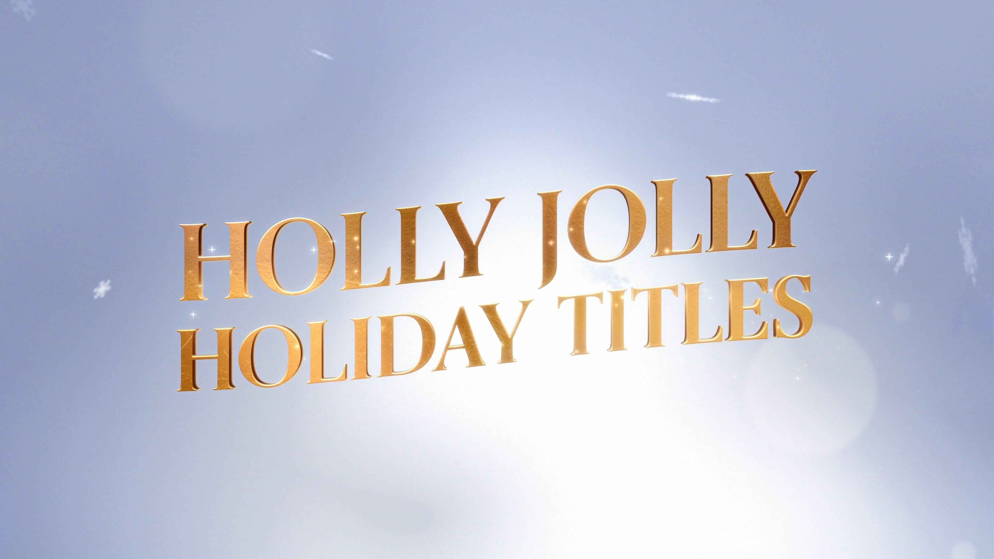 Holly Jolly Holiday Titles video templates | Artlist