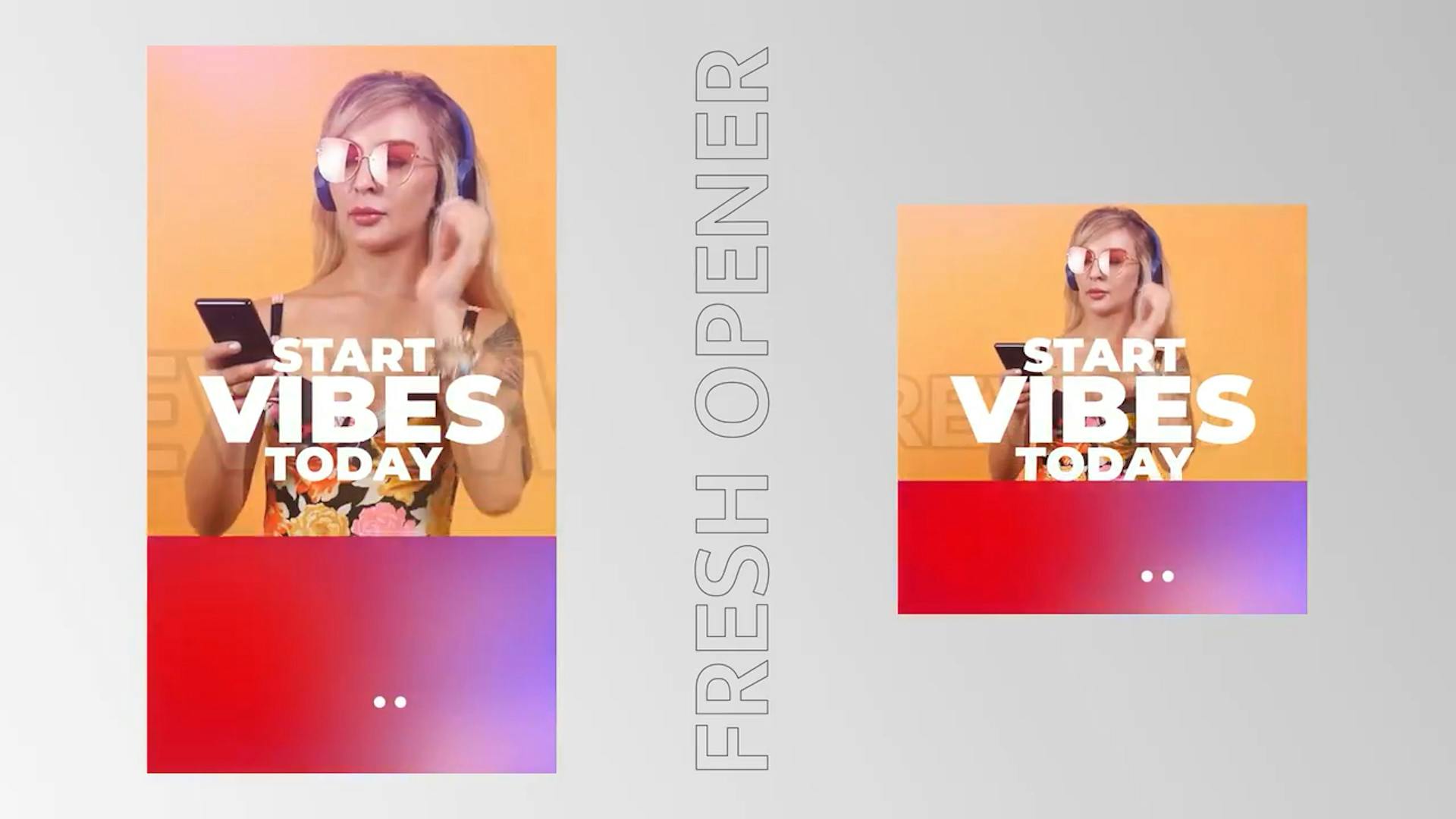 Fresh Instagram Opener video templates | Artlist