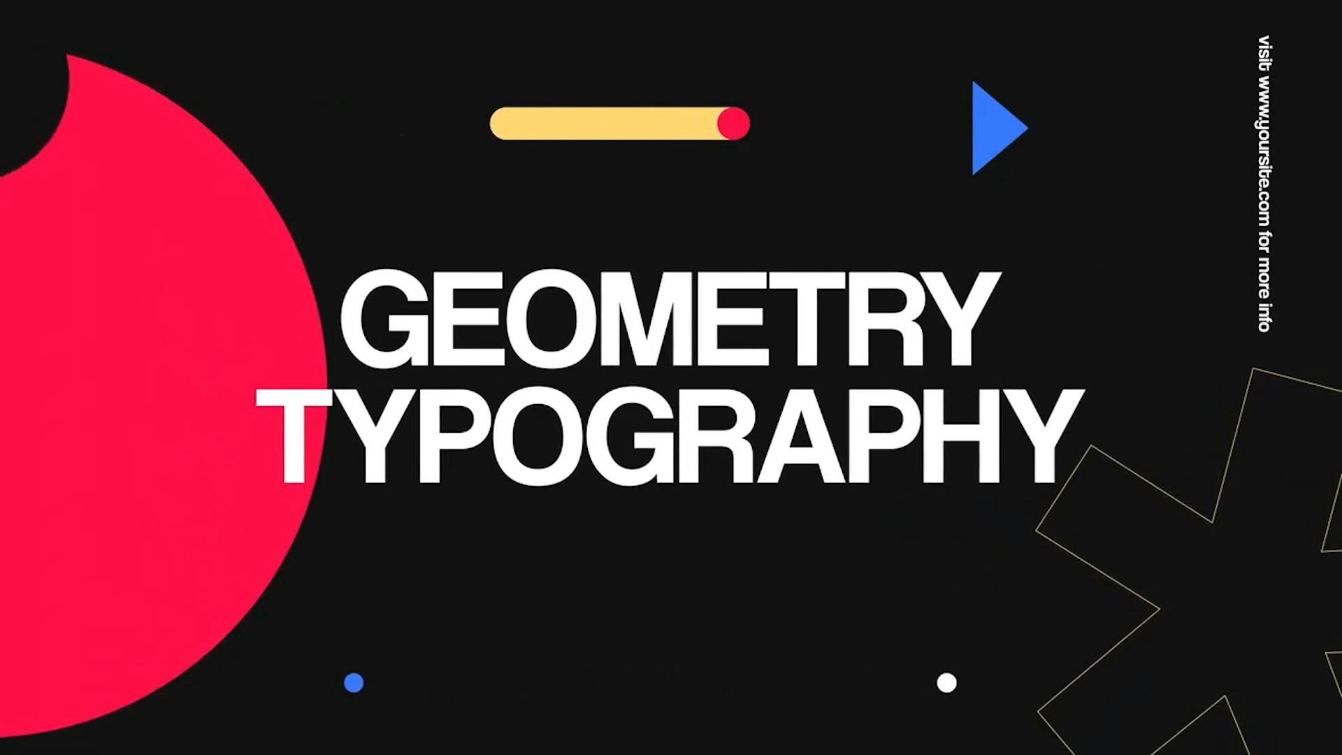 Geometry Typography video templates | Artlist