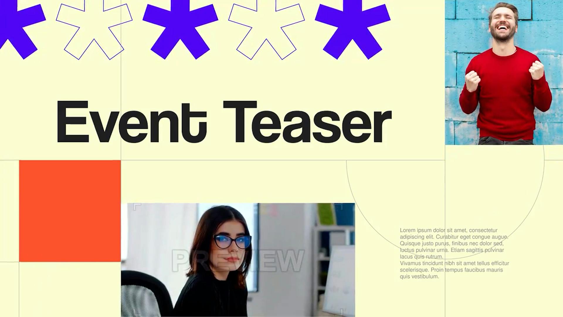 Event Teaser video templates | Artlist