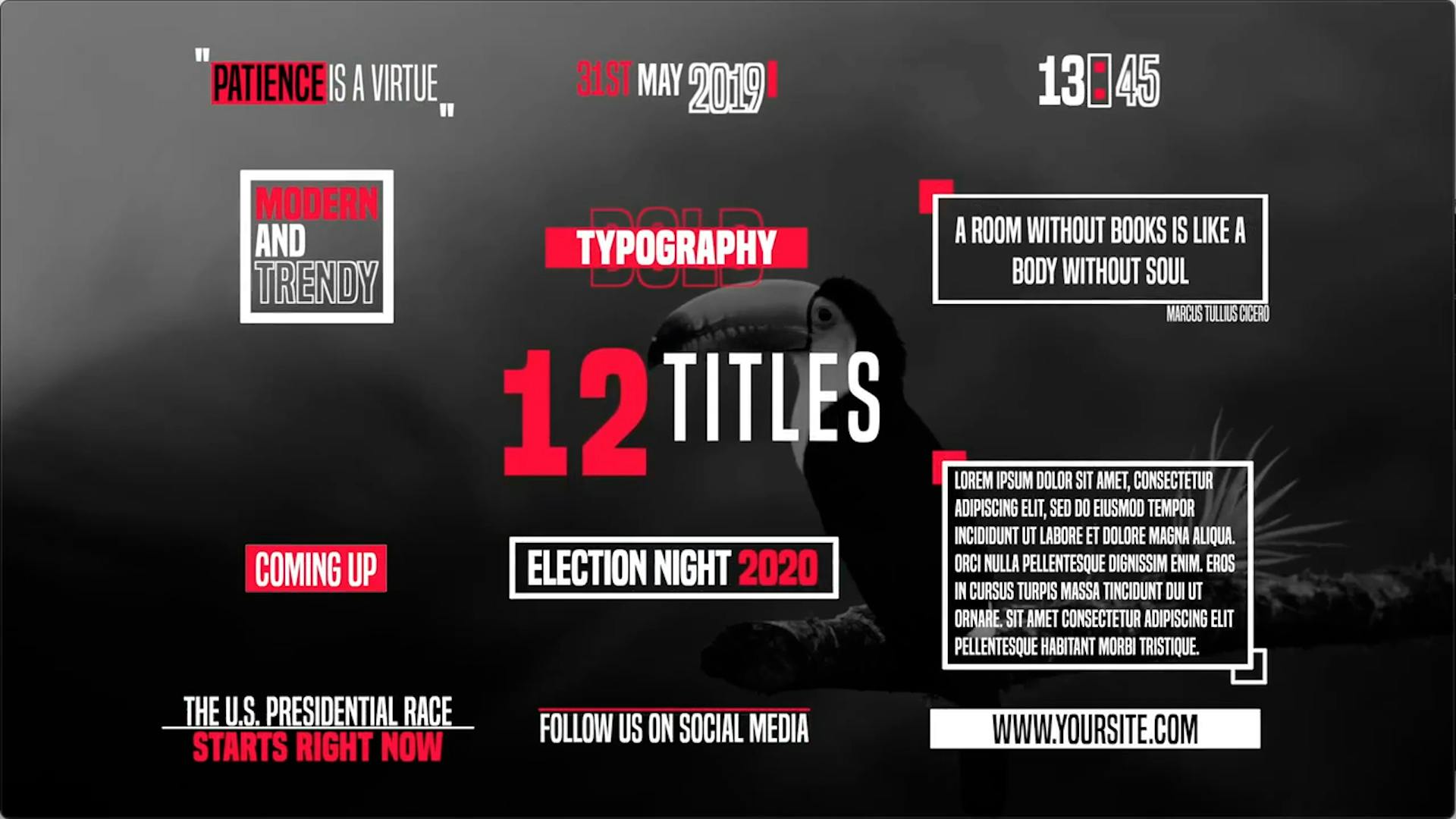 Basic Titles video templates | Artlist