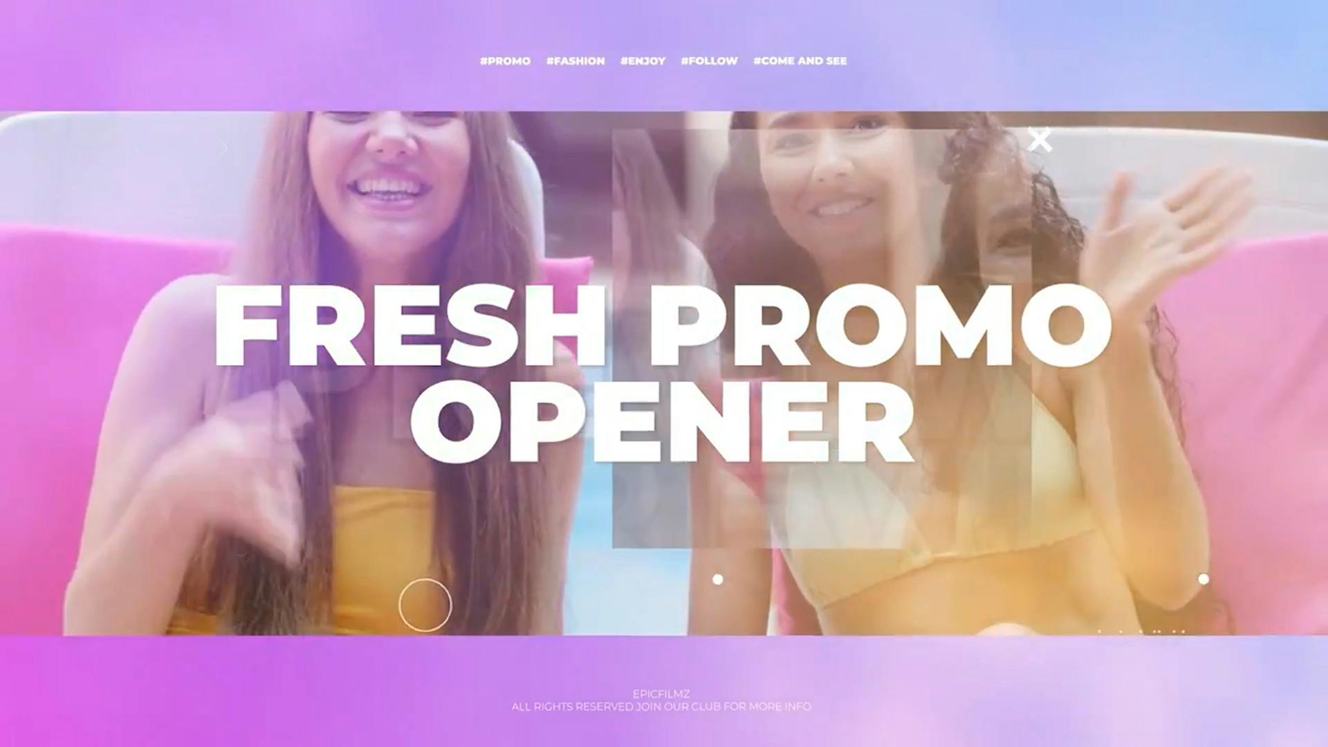 Fresh Promo Opener video templates | Artlist