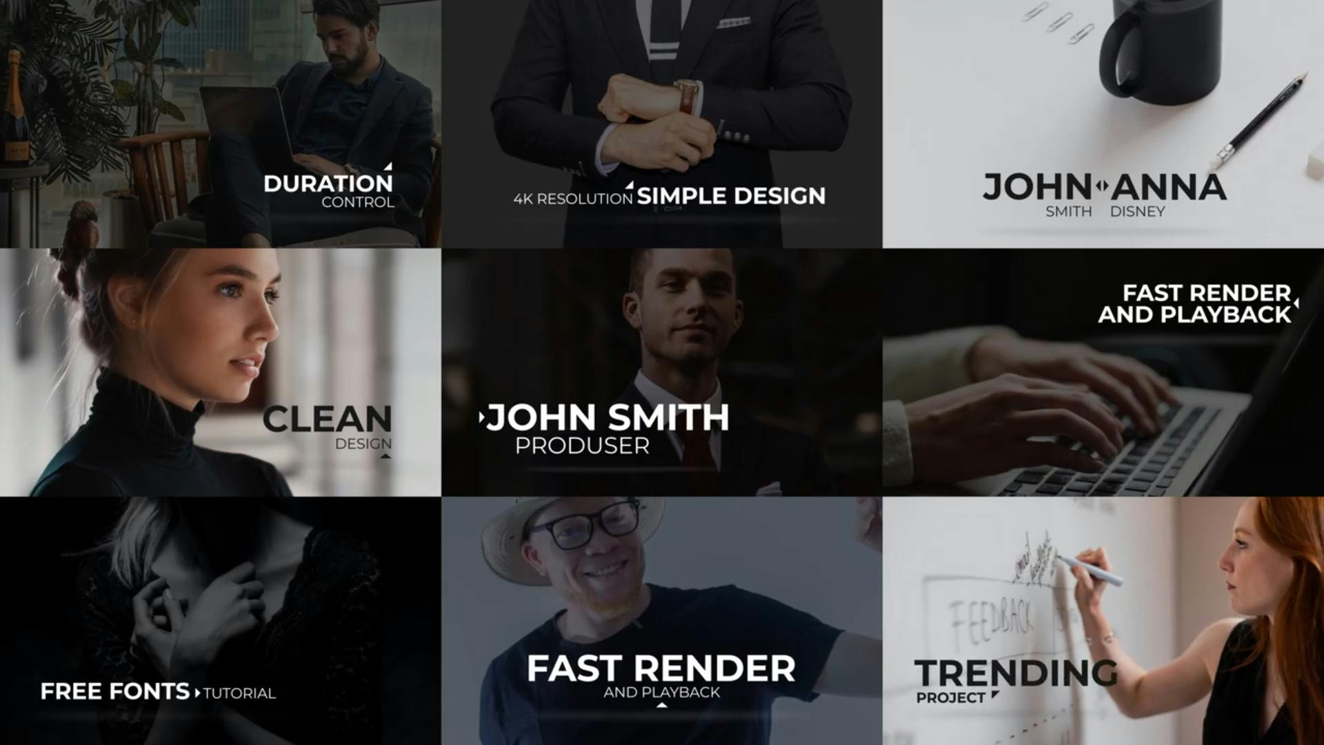 Simple Lower Thirds video templates | Artlist