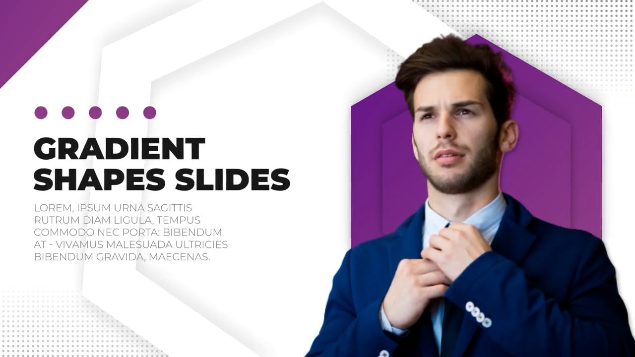 Gradient Shapes Slides video templates | Artlist