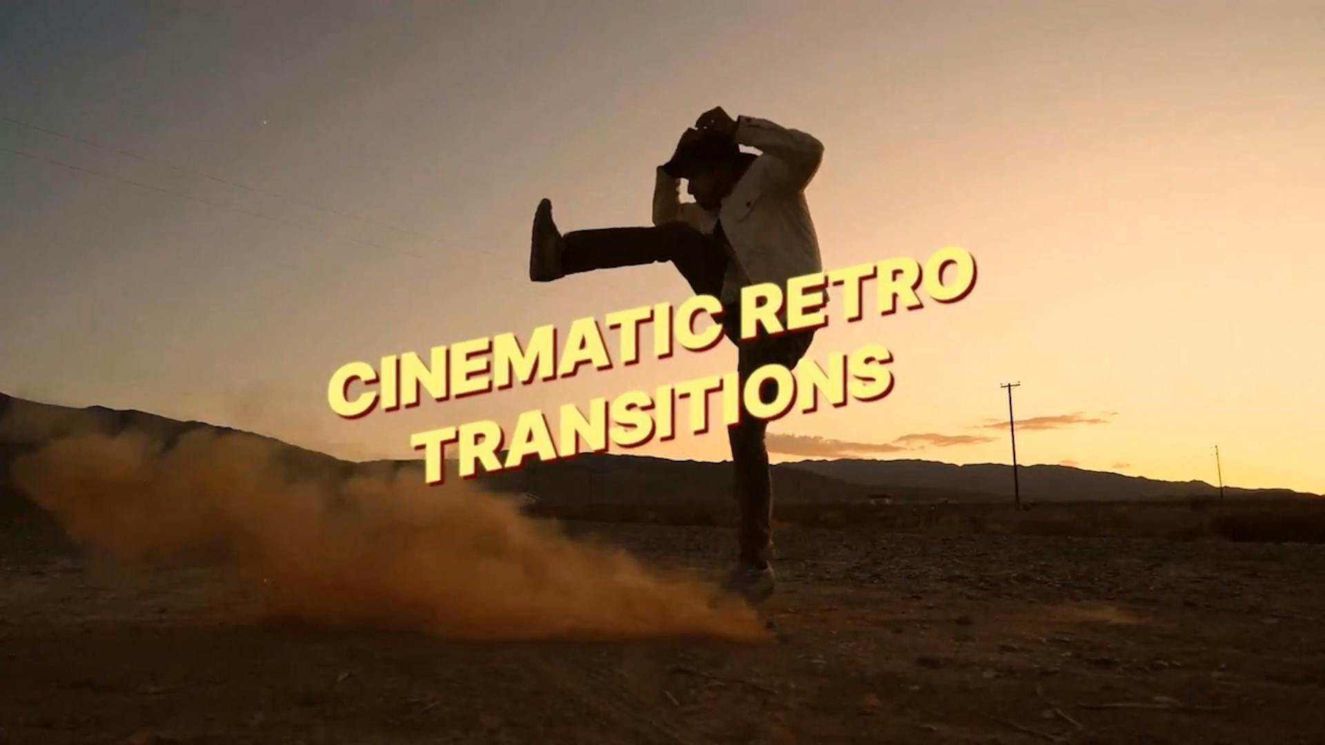 Cinematic Retro Transitions video templates | Artlist