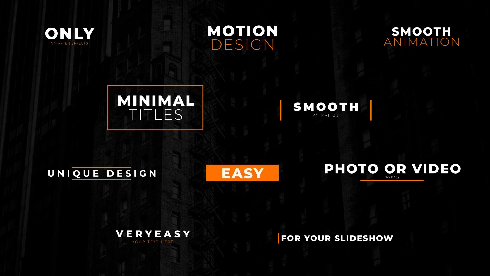 Simple Titles Pack video templates | Artlist