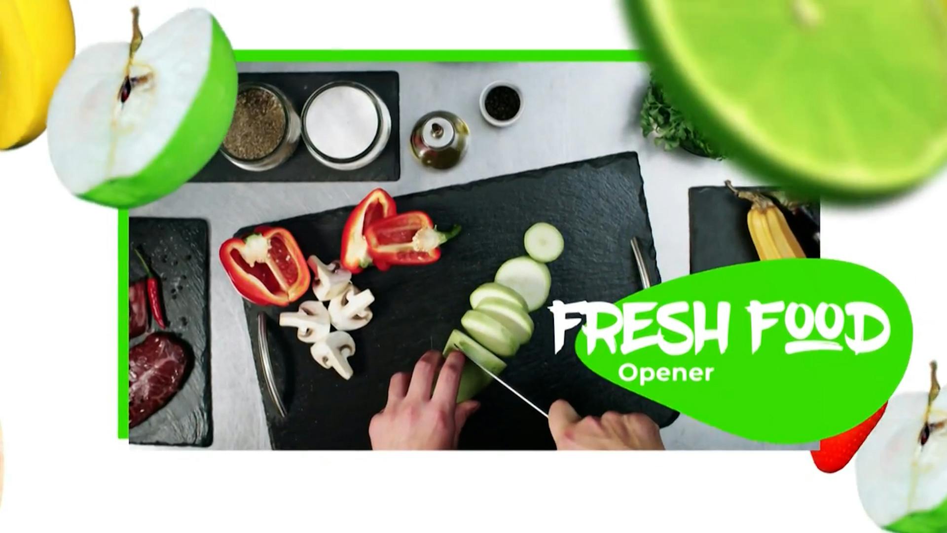 Fresh Food Opener video templates | Artlist