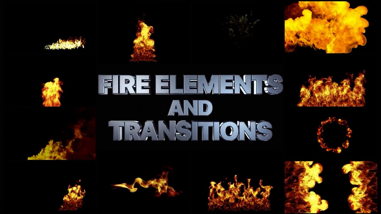 VFX Fire Elements And Transitions video templates | Artlist