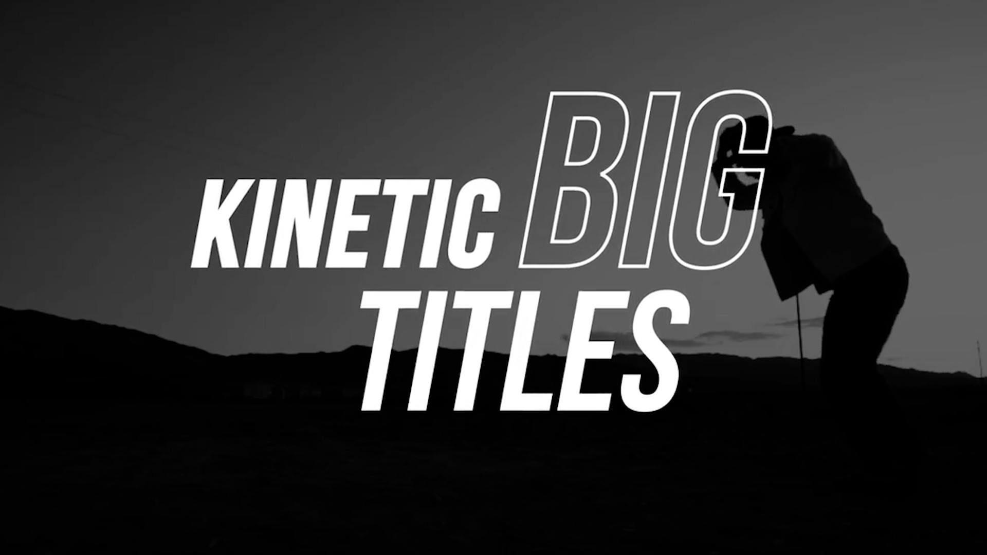 Kinetic Typography Titles video templates | Artlist