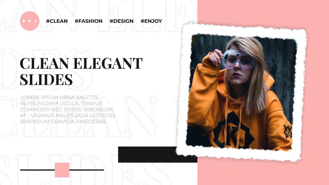 Clean Elegant Slides video templates | Artlist