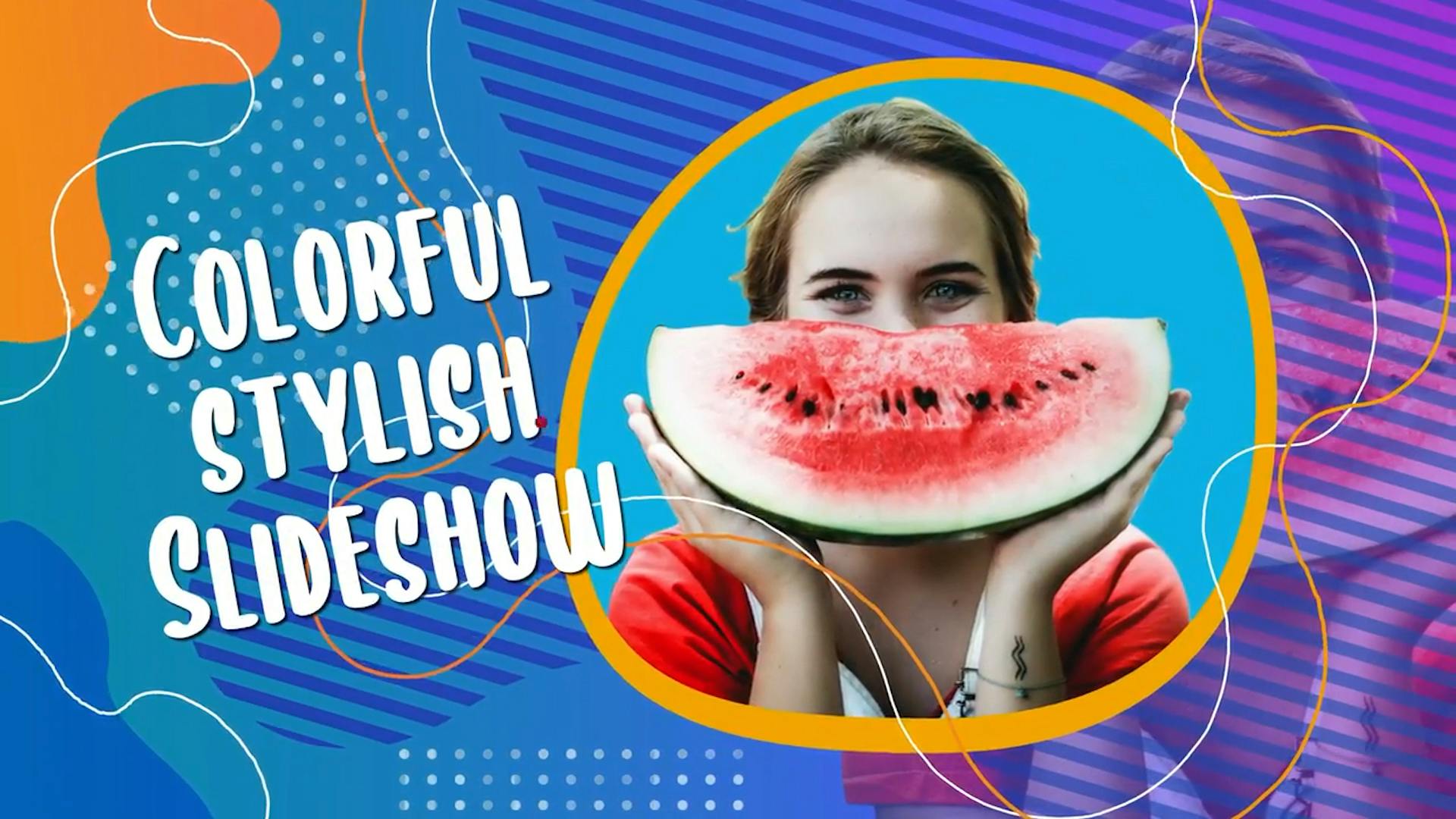 Colorful Stylish Slideshow video templates | Artlist