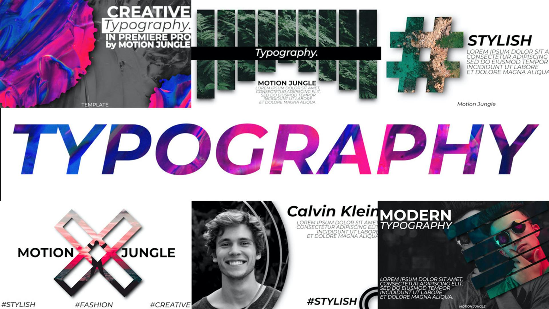Stylish Typography Video Templates Artlist