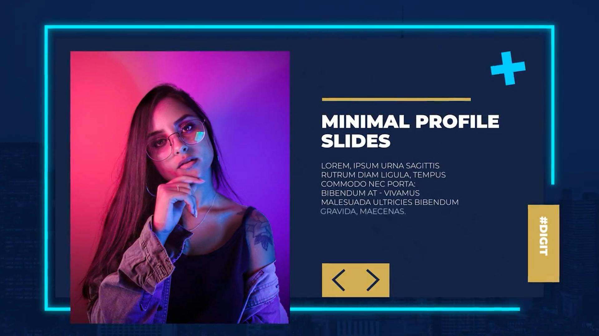 Minimal Profile Slides video templates | Artlist