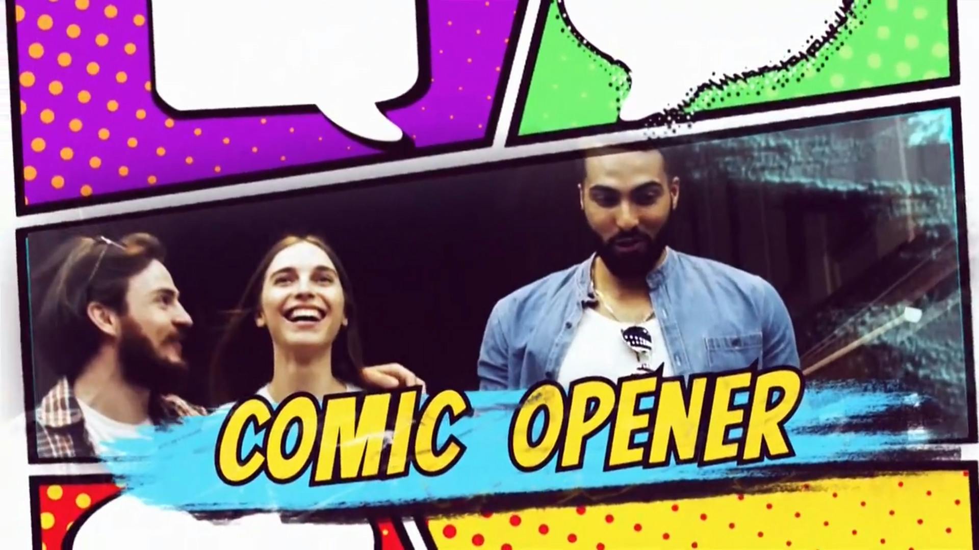 Comic Book Intro video templates | Artlist