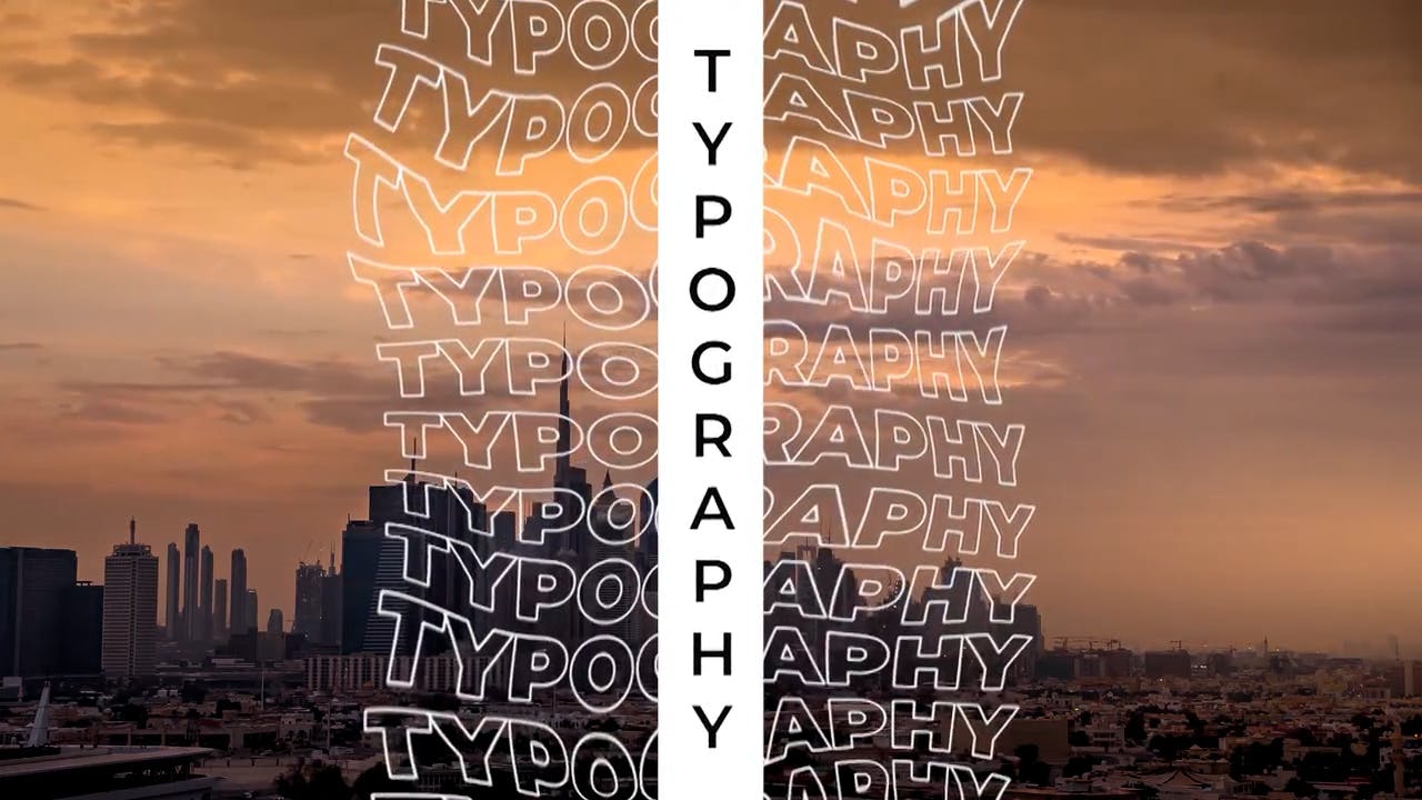 Big Typography Titles video templates | Artlist
