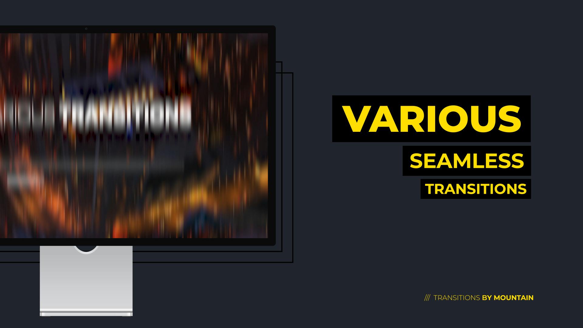 Various Seamless Transitions video templates | Artlist