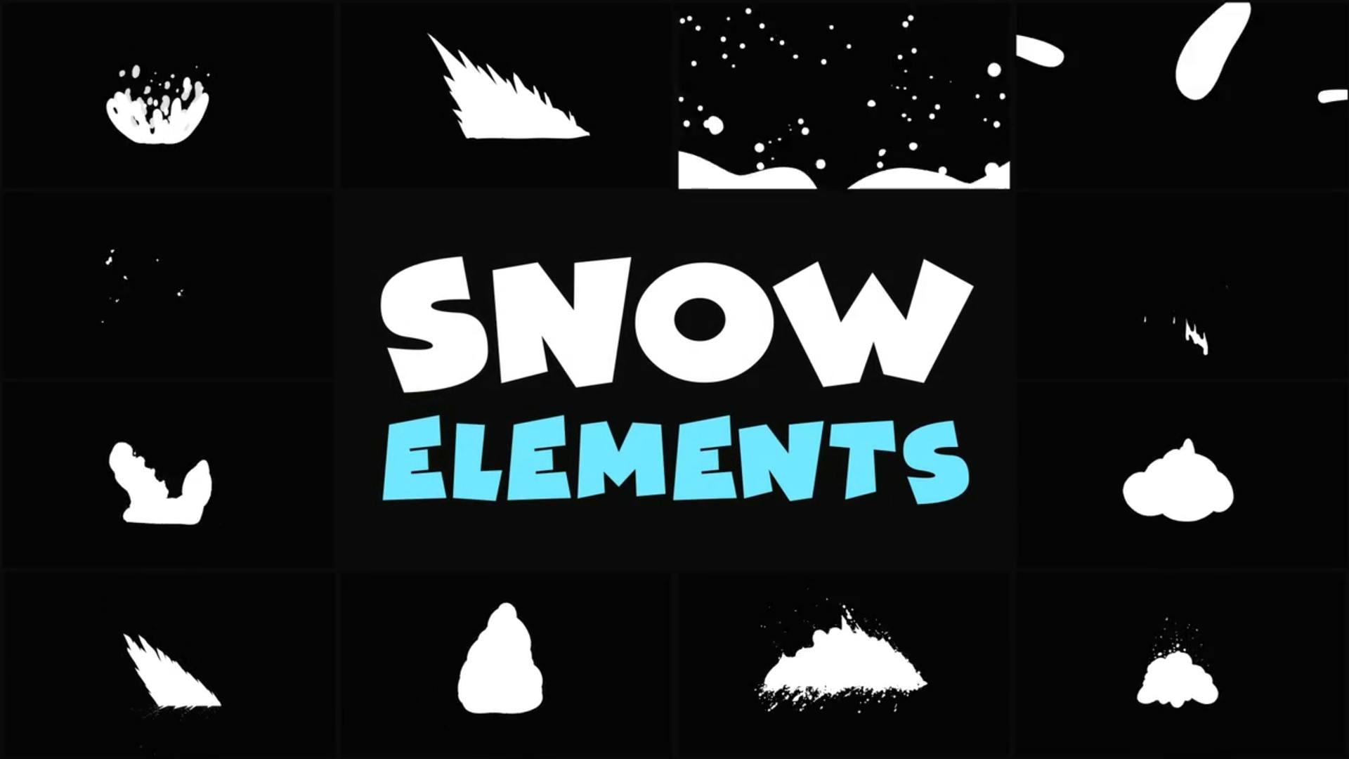 Snowy Elements video templates | Artlist