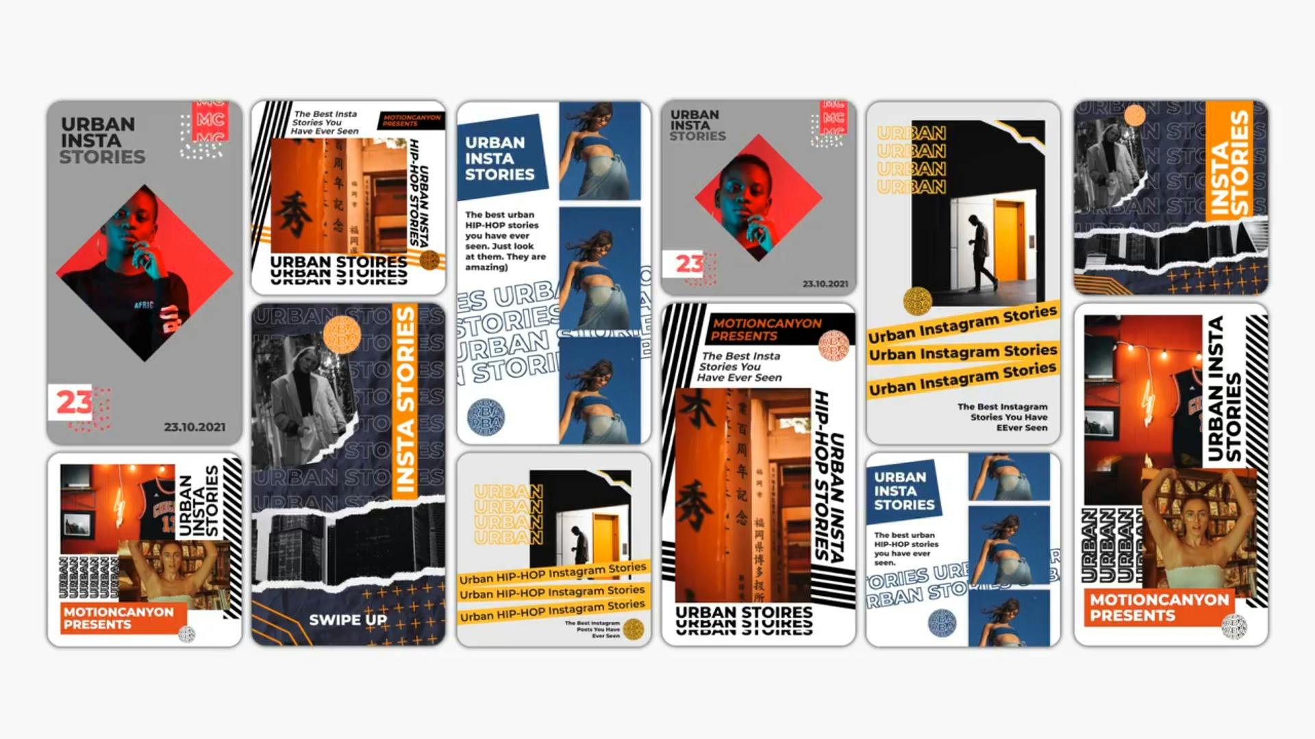 Urban Insta Stories & Posts video templates | Artlist