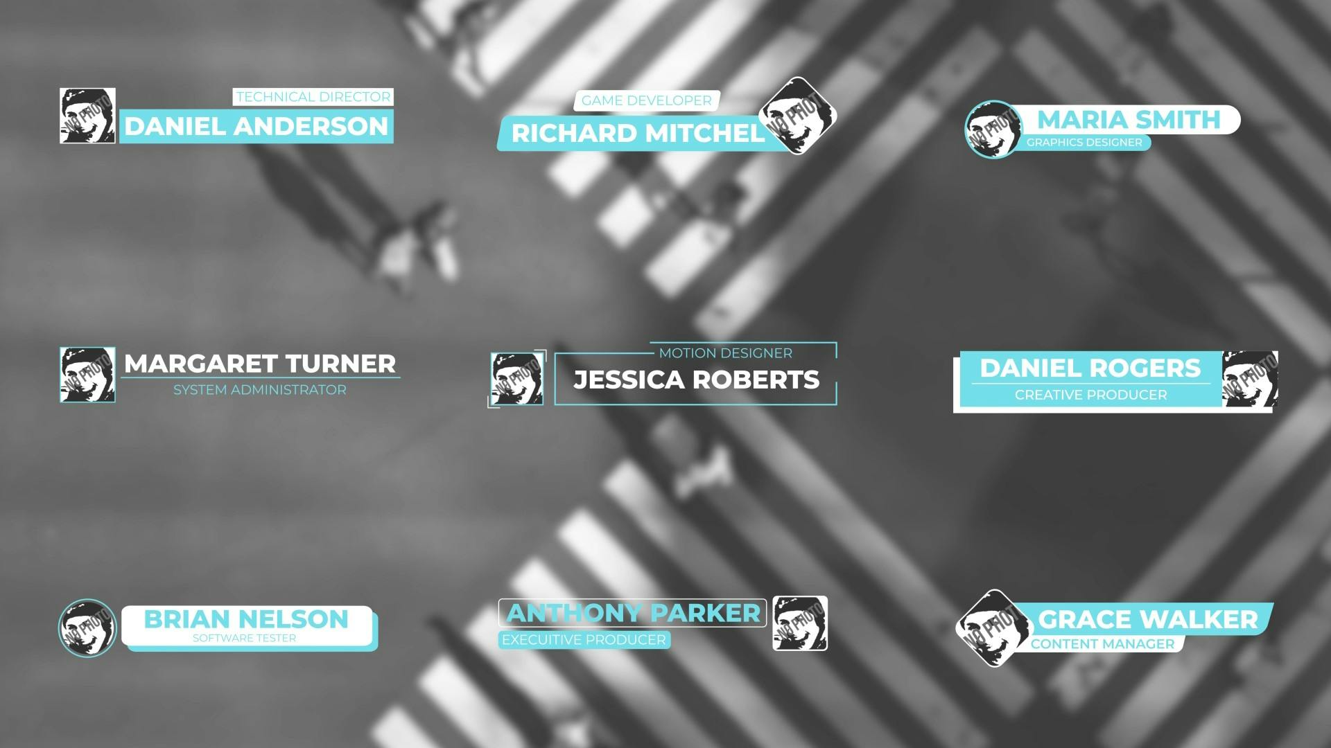 Clean Photo Lower Thirds video templates | Artlist