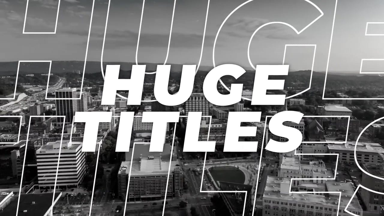 Big Titles video templates | Artlist