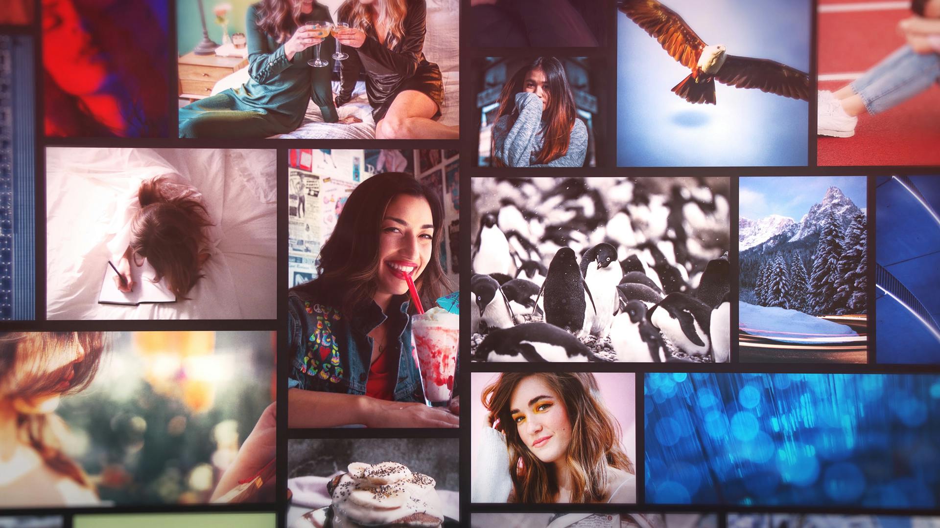 Multi Screen Photo Opener video templates | Artlist