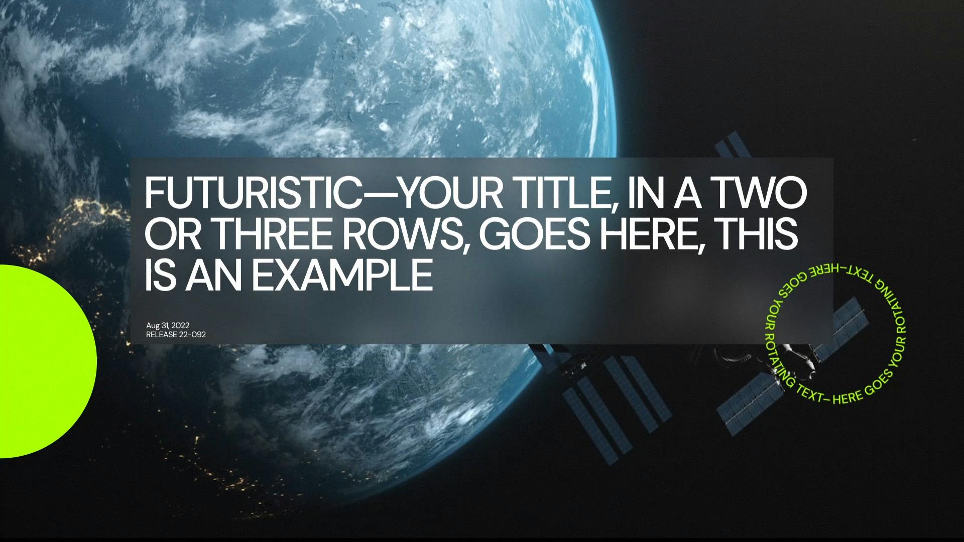 Glass Typography video templates | Artlist