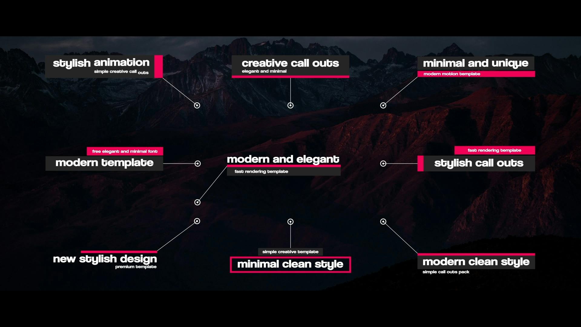 Creative Call Outs video templates | Artlist