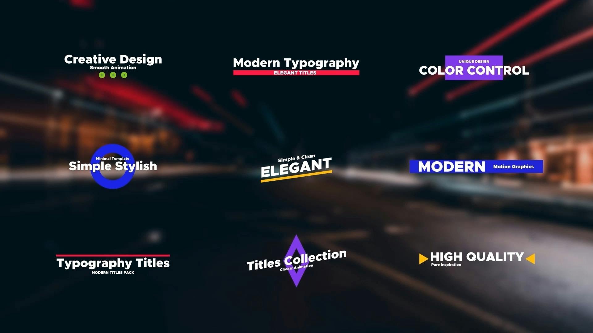 Creative Titles video templates | Artlist