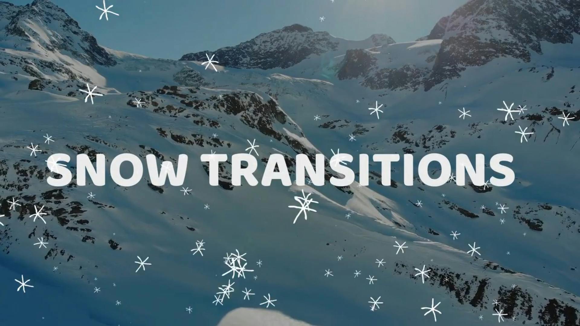 Snow Transitions And Backgrounds video templates | Artlist