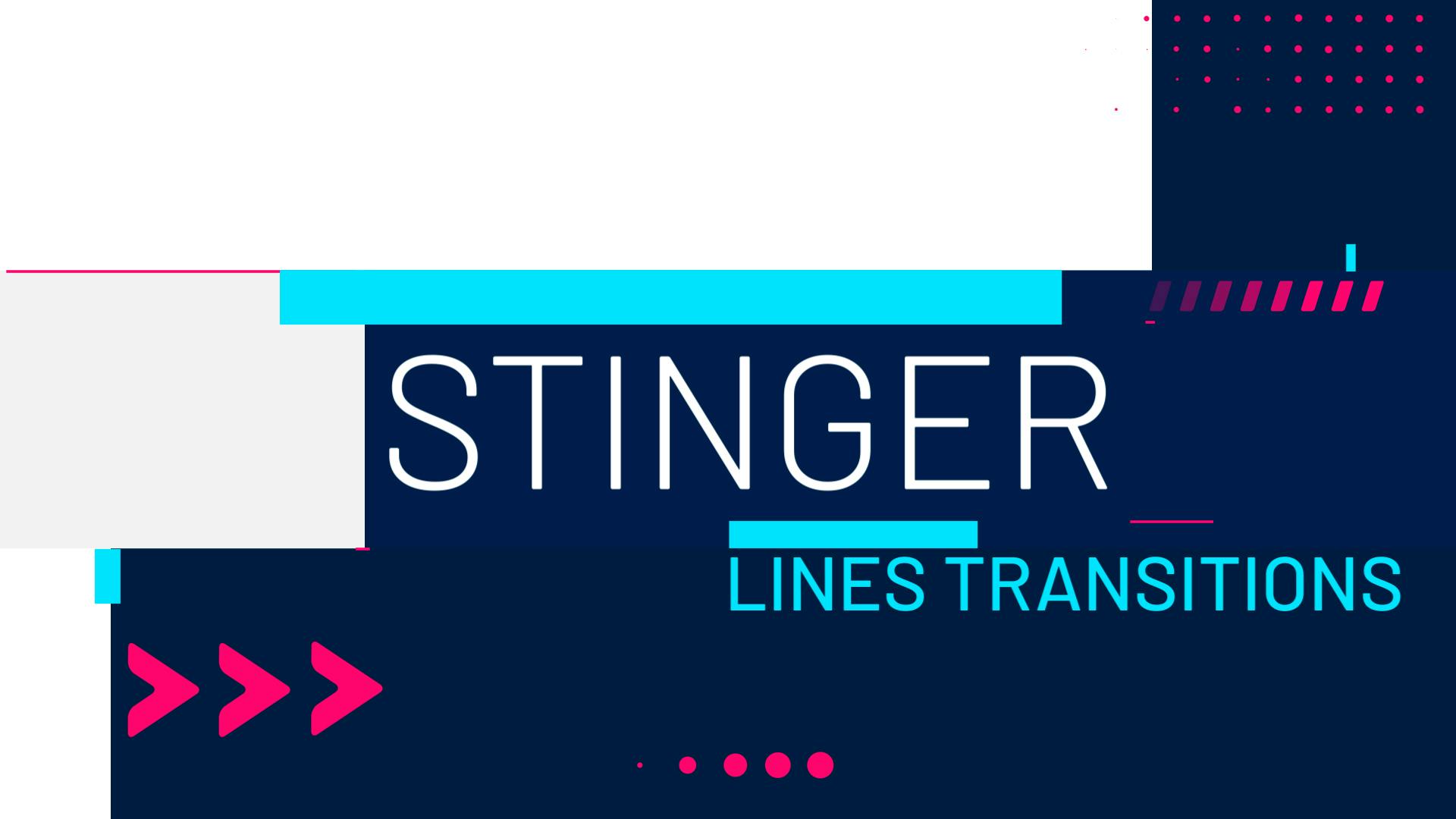 Stinger Lines Transitions video templates | Artlist